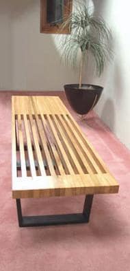 Modern Wooden Indoor Benches from Jetsetretro Design