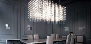 Adding Shimmer to your Interiors: Q3 Chandelier by Baxter