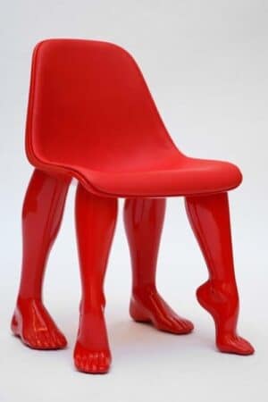 In the Hot Seat: 10 Bright Red Chairs