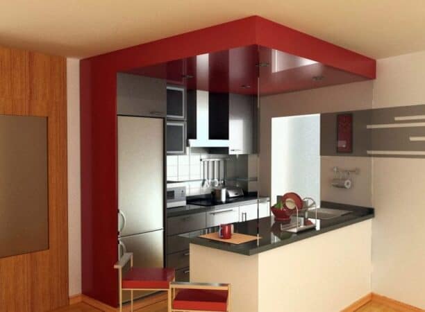 10 Wonderful Space Saving Small Kitchen Design Layouts