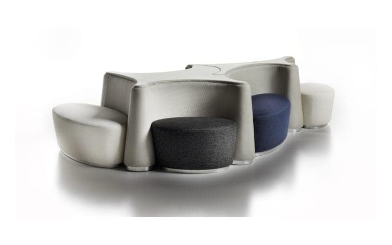 Shape Shifting Seating: DNA Modular Sofa by Altek Italia Design